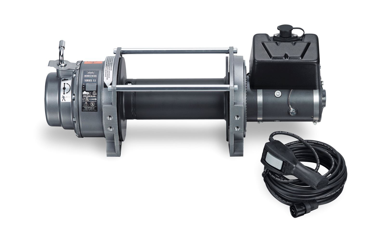 Series 15 DC Electric Winch, 12V - 15,000 lb | WARN Industries | Go ...