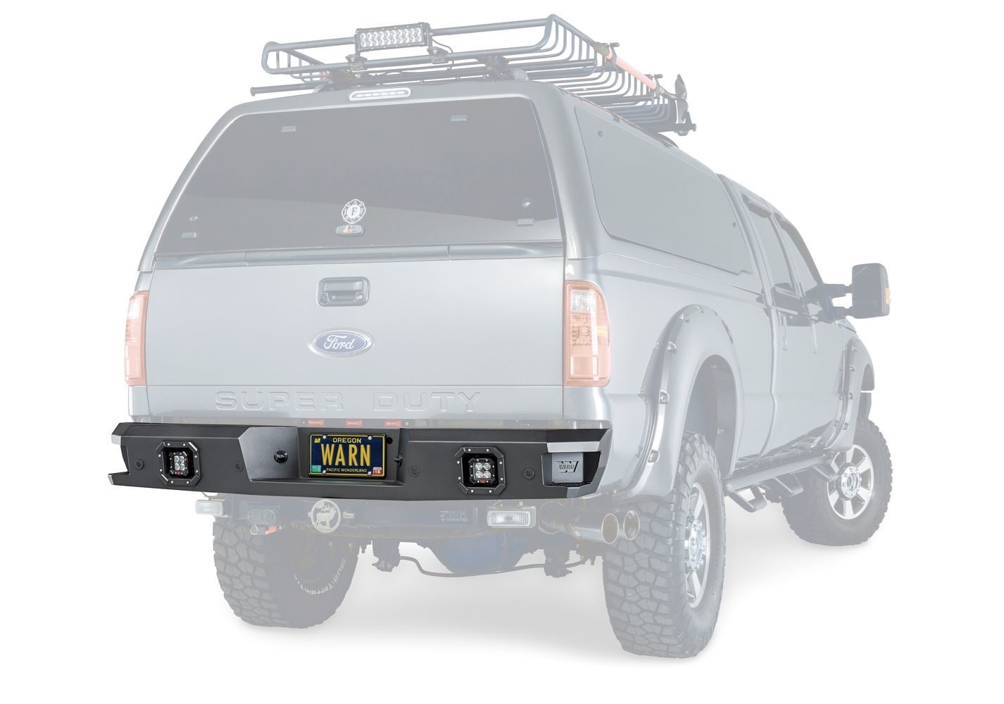 Ascent Rear Bumper for Ford Super Duty | WARN Industries | Go Prepared.