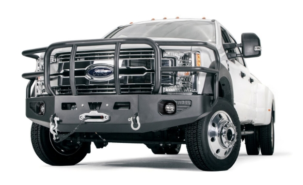 Heavy Duty Bumper for '17-19 Ford Super Duty, with heavy duty brush ...