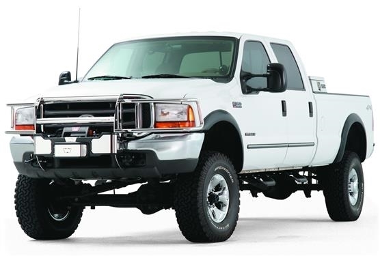 Stainless Steel Brush Guard for '99-'04 Ford Super Duty Trucks | WARN ...