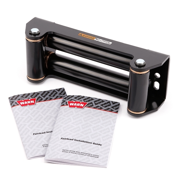 Winch Roller Fairlead for 10" Drum, Black | WARN Industries | Go Prepared.