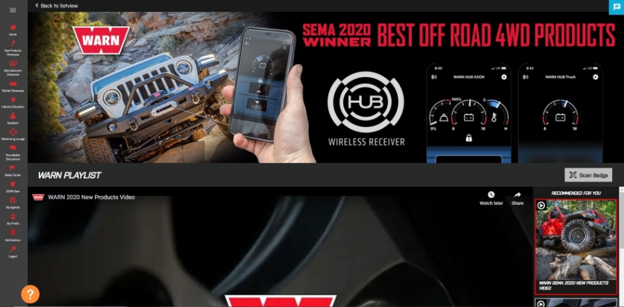 Warn Industries wins awards and displays features vehicles and products ...