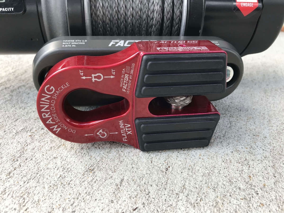 Factor 55 - Flatlink XTV - Red - 00070-01 | WARN Industries | Go Prepared.