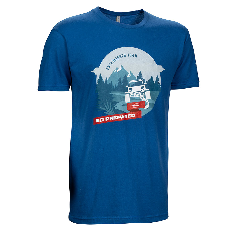 Short Sleeve Alpine T-shirt - Blue | WARN Industries | Go Prepared.