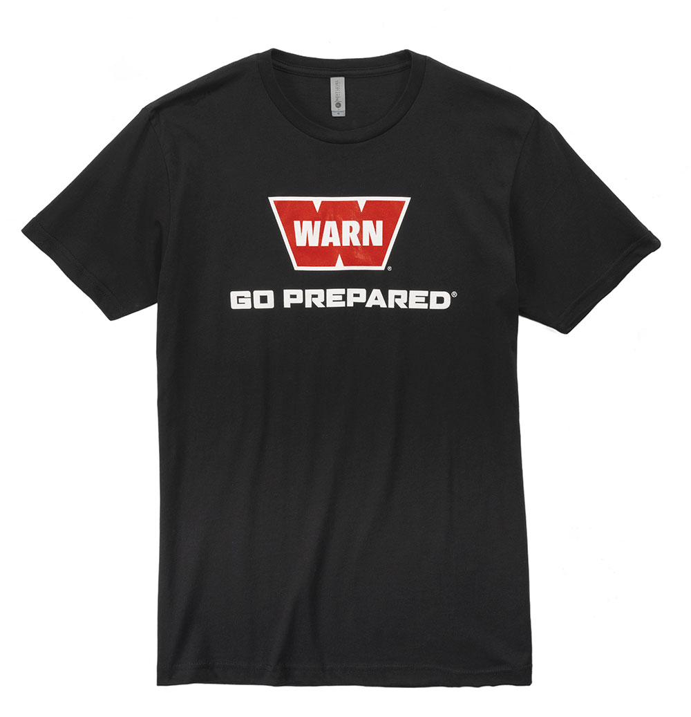 WARN Go Prepared T-Shirt - Short Sleeve - Black | WARN Industries | Go ...