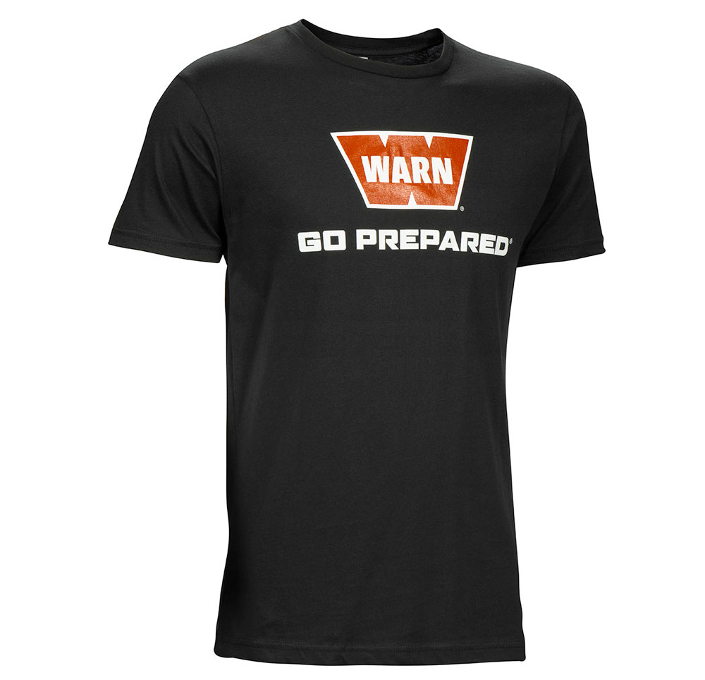 WARN Go Prepared T-Shirt - Short Sleeve - Black | WARN Industries | Go ...