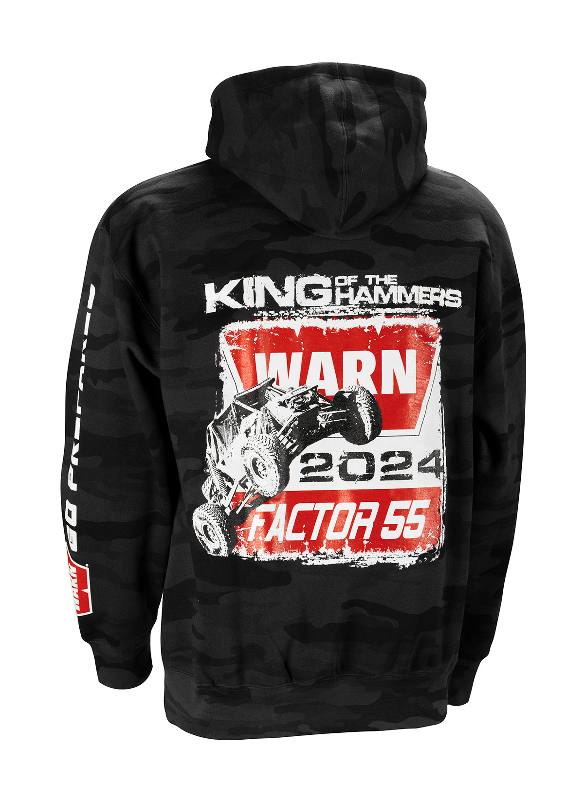 Long Sleeve King of the Hammers Hoodie - black | WARN Industries | Go ...